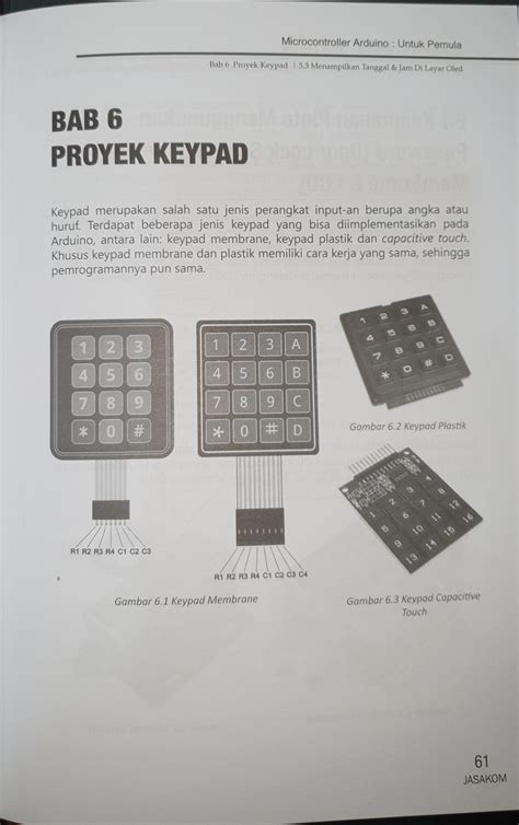 6 Proyek Keypad Dengan Microcontroller Arduino