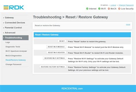 Rdk Documentation Portal Documentation Webui Rdk Documentation