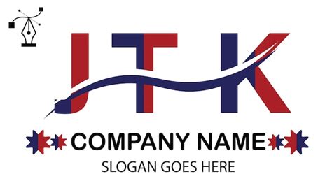 Premium Vector Jtk Letter Logo