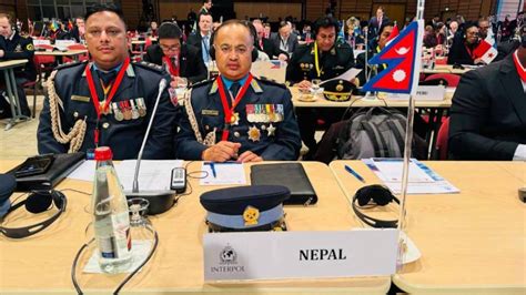 Aig Deepak Thapa Returns After Attending Interpols Head Of Ncb Conference In France