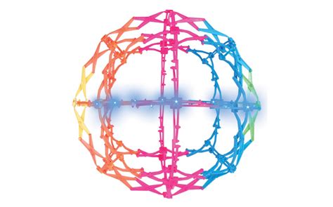 Lighted Mini Hoberman Sphere Starbright Portable Play