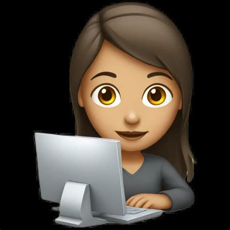 Girl Computer Emoji Ai Emoji Generator
