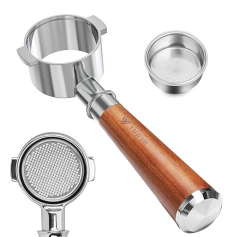 51mm Bottomless Portafilter 2 Ears For Delonghi Ecp3420 Ec155 Bco430