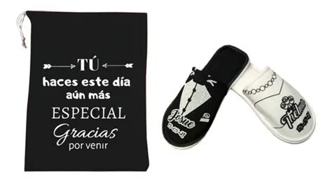 50 Pantuflas 100 Morralitos Boda 15 Xv Años Graduación en venta en