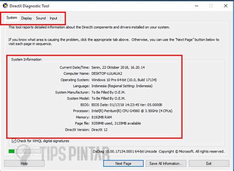 Cara Mengecek Spesifikasi Laptop Komputer Dengan Mudah
