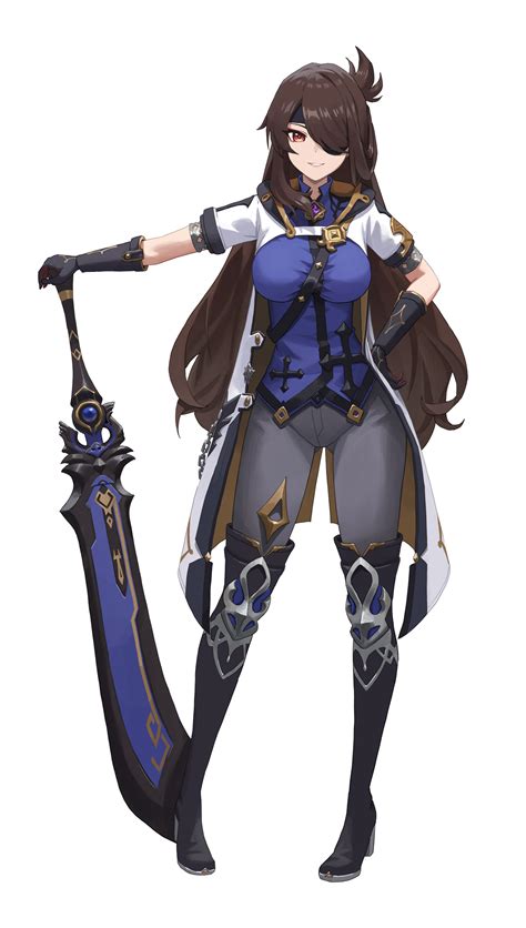 Llami Albedo Genshin Impact Beidou Genshin Impact Genshin Impact Absurdres Commentary