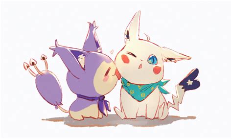 Pikachu Shirakami Fubuki Nekomata Okayu And Skitty Pokemon And 1 More Drawn By Hyde