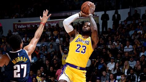 Nba 2018 2019 The Lakers Are Feeling Lucky With Lebron James On Their Side