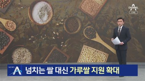 넘치는 쌀 대신 밀·콩·가루쌀 재배 지원 확대 네이버 Tv