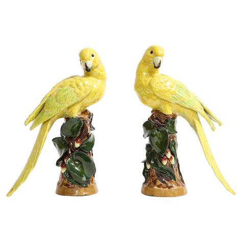 Incredible Multicoloured Italian Murano Glass Sculpture Of Birds On