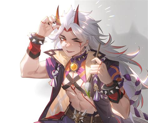 1327818 Genshin Impact 4k Arataki Itto Rare Gallery Hd Wallpapers