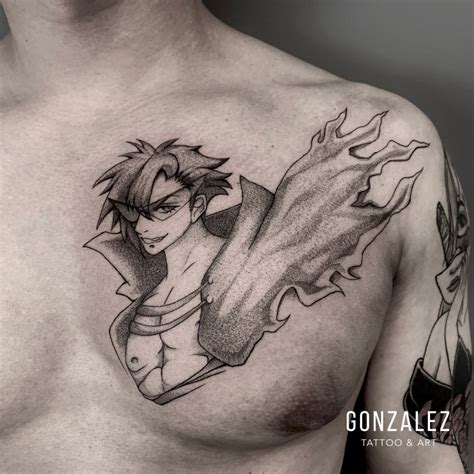 Gonzalez Anime Tattoo Kamina Gurren Lagann Von Palerain Artist 🌸