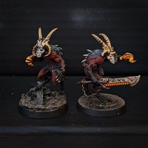 Completed Lesser Daemon Conversions Rchaosdaemons40k