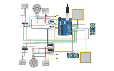 Circuit Design Dual Motor Controlkiepke Tinkercad