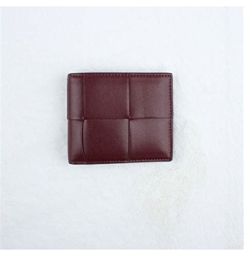 [보테가베네타][명품]보테가베네타 반지갑 카세트 맥시 남성 남자지갑 버건디 와인 티몬