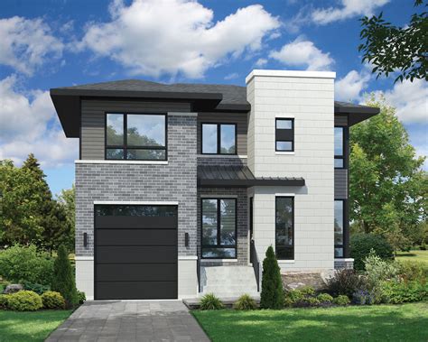 Two Story Contemporary House Plan 80806pm Architectural Designs