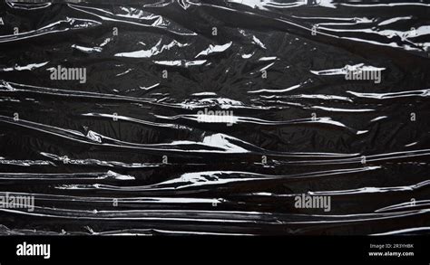 Plastic Wrap Texture For Overlay Wrinkled Stretched Plastic Effect