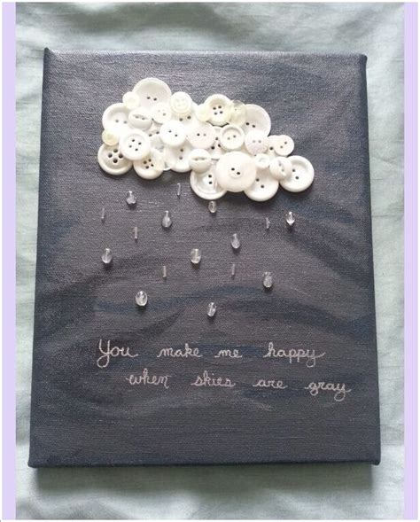 Amazing Interior Design DIY Canvas Art Ideas You Would Love To Try Button Crafts Button