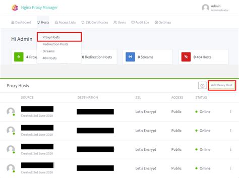 [시놀로지 리눅스 nginx proxy manager] npm 설치하기 및 역방향 프록시 설정 하기