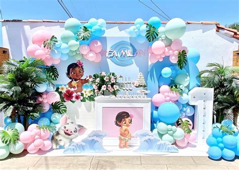 Moana Summer Birthday Moana Birthday Decorations Moana Birthday