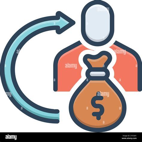 Icon For Wages Increment Stock Vector Image And Art Alamy