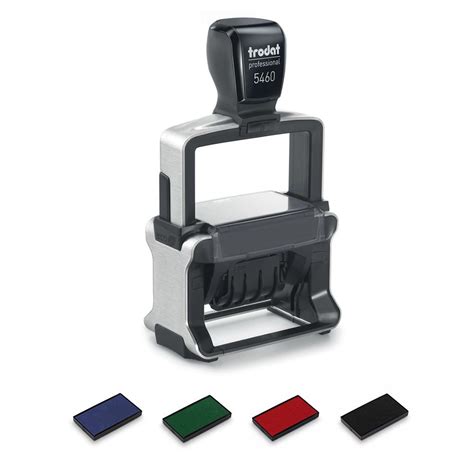 Trodat Professional 5460 Datumstempel Mit Wunschtext Abdruck 56 X 33