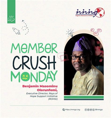 Olorunfemi Benjamin Cssmniis On Linkedin Membercrushmonday Worldhumanitarianday