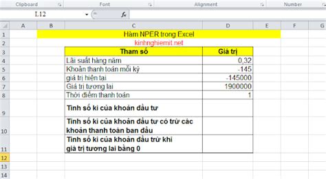 C Ch S D Ng H M Nper Trong Excel