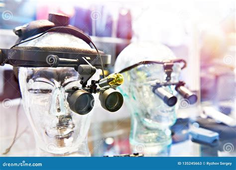 Optical Medical Devices For Eyesight Examination Stock Photography ...