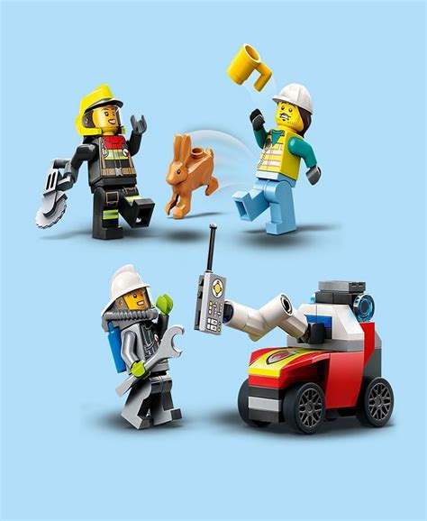 Lego® City Fire Command Truck 60374 Building Toy Set With 3 Minifigures