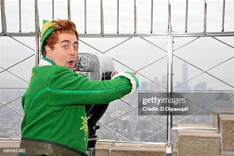 Buddy The Elf And Jovie From Elf The Musical Visit The Empire State