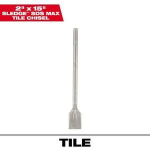Milwaukee In X In SLEDGE SDS MAX Scaling Chisel The Home Depot