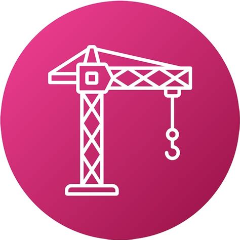 Premium Vector Vector Design Tower Crane Icon Style