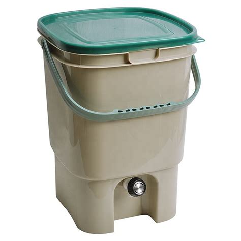 Portable Plastic Indoor Kitchen Bokashi Compost Bin Kit 4gardens