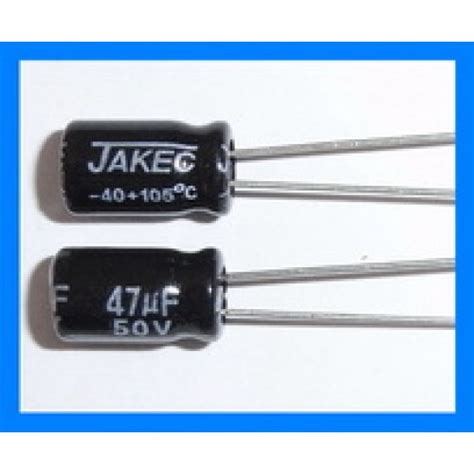 47uF 50V 105C Radial Electrolytic Capacitor 6x11mm