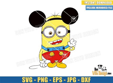 Minion Mickey Mouse Svg Png Files Cricut Best Design