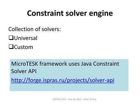 Ppt Microtesk An Extendable Framework For Test Program Generation