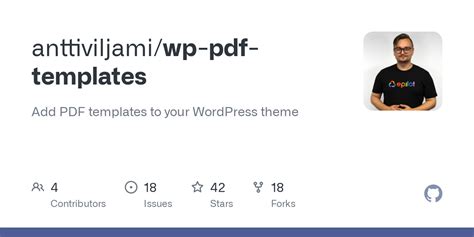 GitHub Anttiviljami Wp Pdf Templates Add PDF Templates To Your WordPress Theme