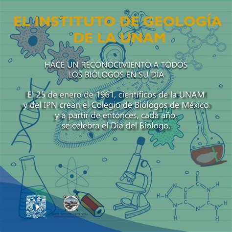 Día del Biólogo en México Instituto de Geología UNAM