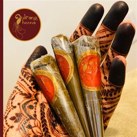 Natural Henna Cones Set Of 5 Cones Homemade Henna Etsy Canada