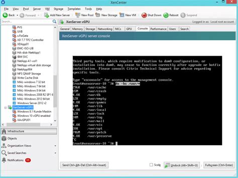 Xenserver File System On Control Domain Dom0 Full Ervik As