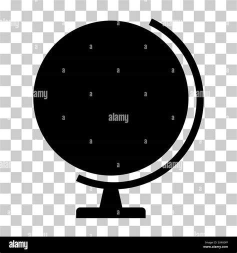 Globus Map Icon Earth Sign Globe Symbol Website Design Concept Vector