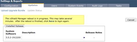 How To Upgrade Vmware Vcloud Networking And Security Vshield Manager Vshield Endpoint