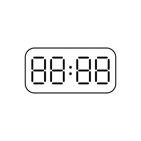 Editable Desk Clock Template Desk Clock Template Clock In Linear