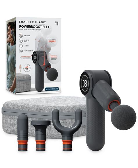 Sharper Image Powerboost Flex Pivot Percussion Massager Macys