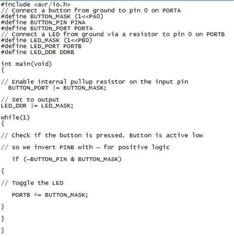 Software Debouncing Of Buttons Embedds