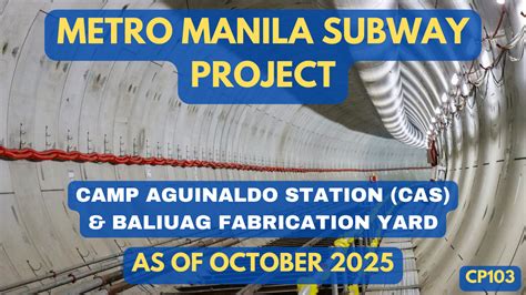 Metro Manila Subway Project Mmsp Cp103 Progress Video As Of October