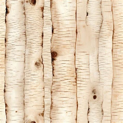 Realistic Birch Texture Background Stock Illustration Illustration Of