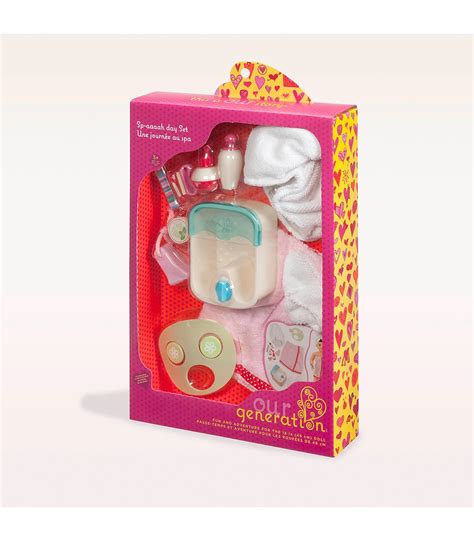 Our Generation Sp Aaaah Day Home Care Spa Accessory Set For 18 Inch