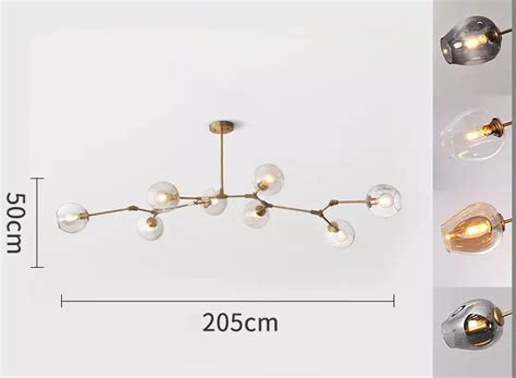 โคมไฟแขวนเพดาน รุ่น Bubble Eve 00001 จำนวน 8 หลอด